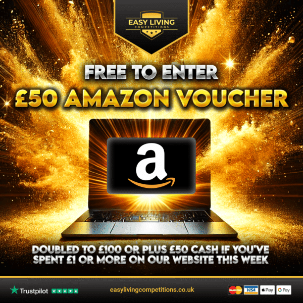 Free to Enter – £50 Amazon Voucher – Easy Living Competitions