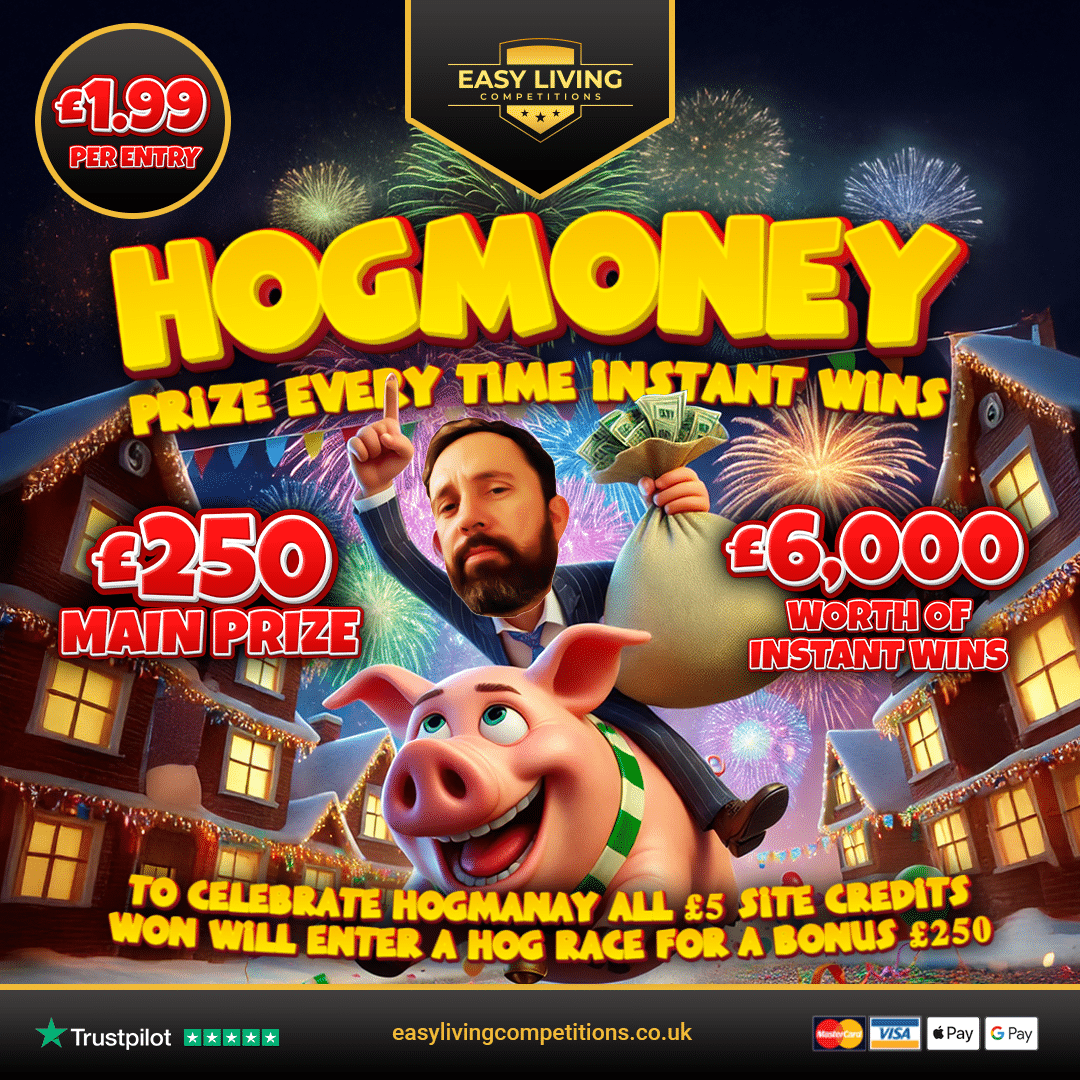 Hogmoney Prize Every Time Instant Wins – Easy Living Competitions