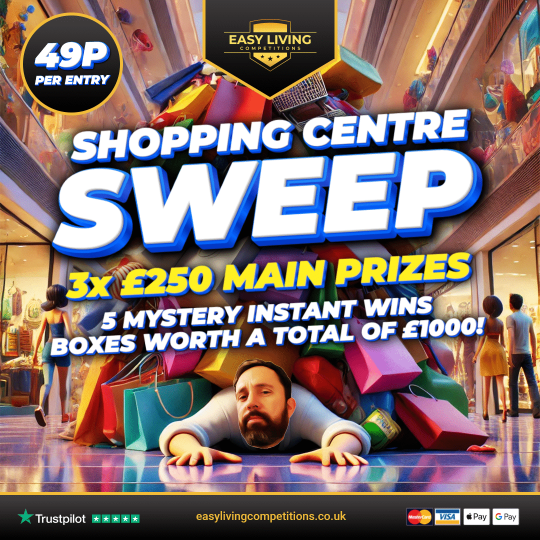 Shopping Centre Sweep Instant Wins – Easy Living Competitions