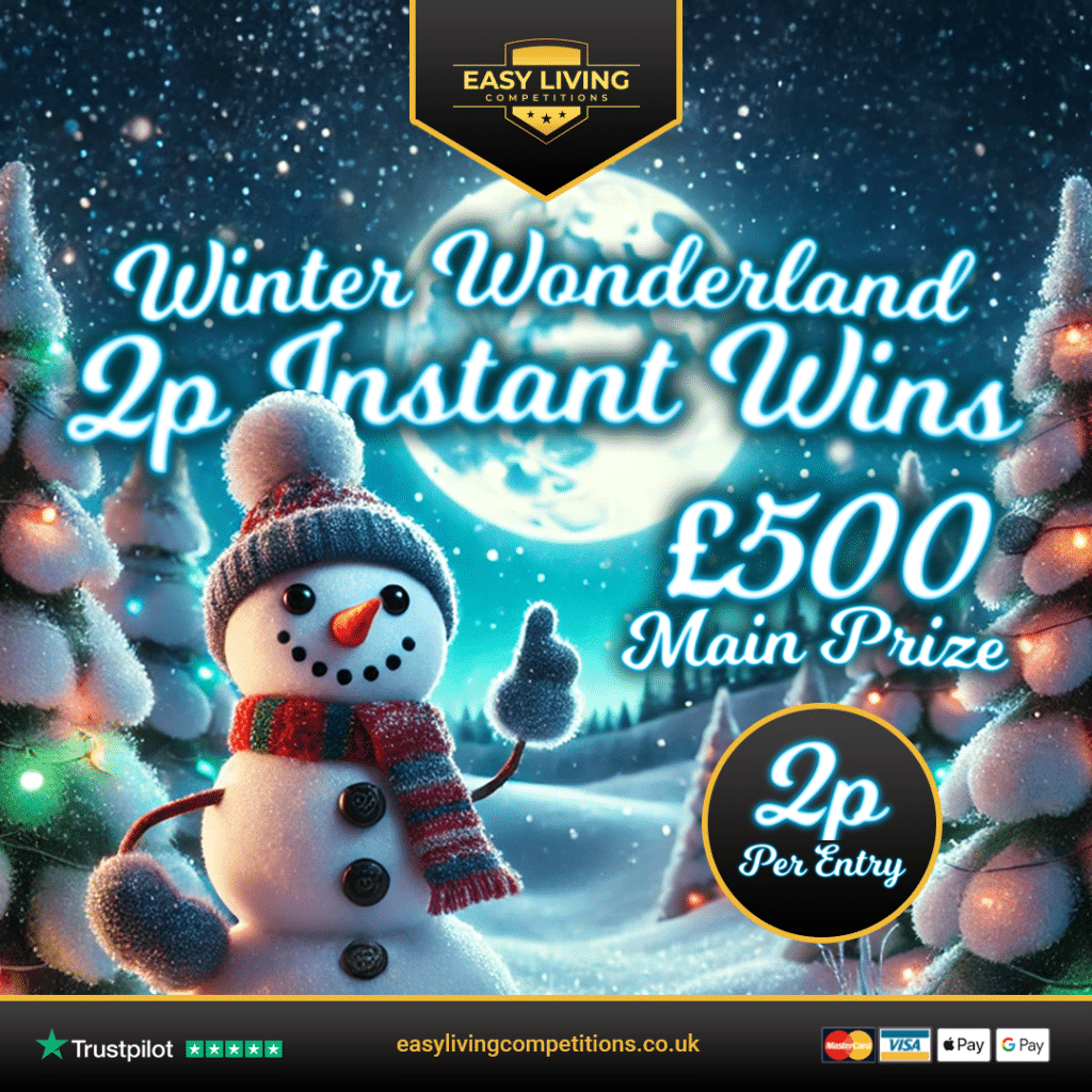 Winter Wonderland 2p Instant Wins – Easy Living Competitions