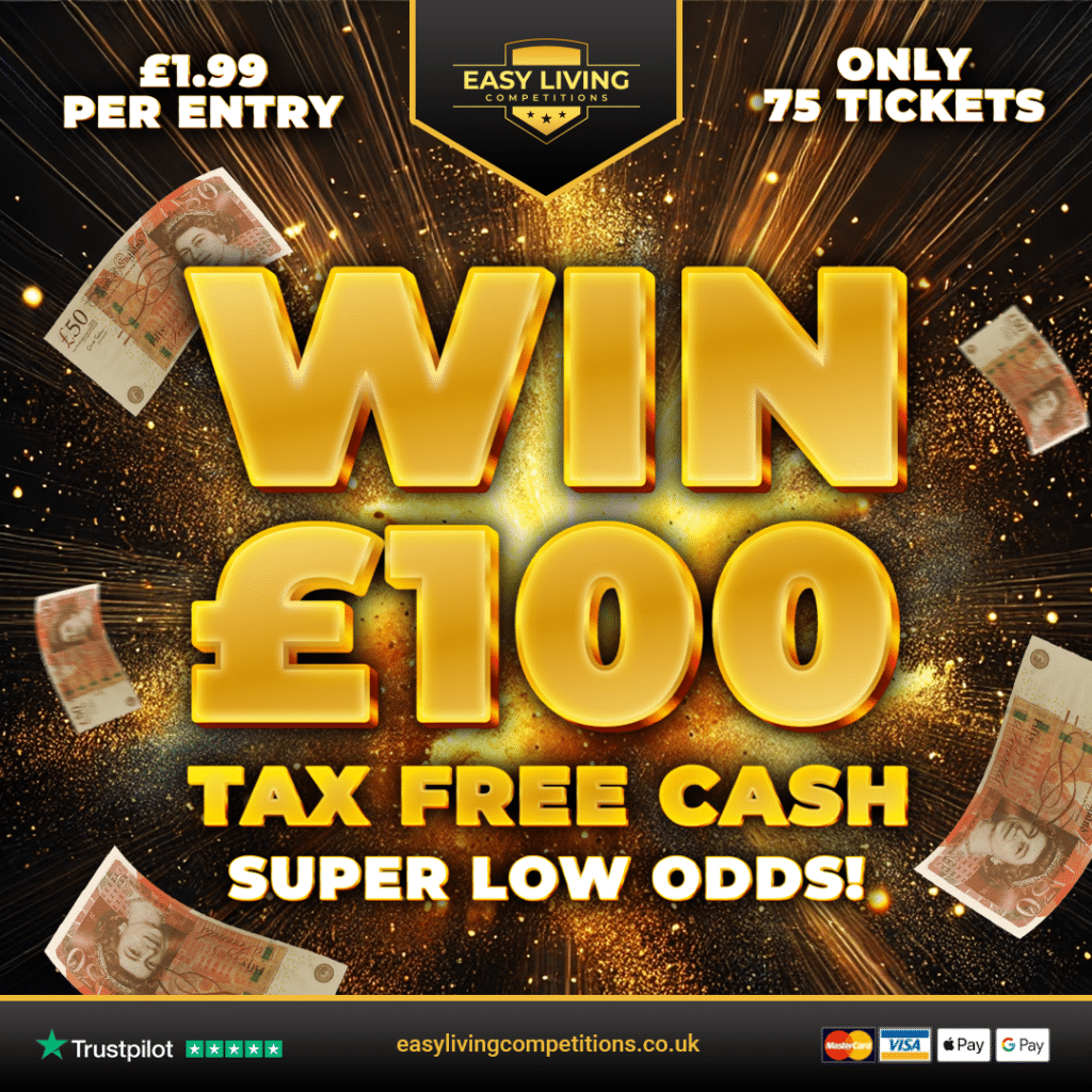 Win £100 Cash – Super Low Odds! – Easy Living Competitions
