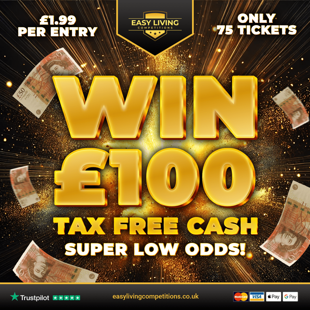 Win £100 Cash – Super Low Odds! – Easy Living Competitions