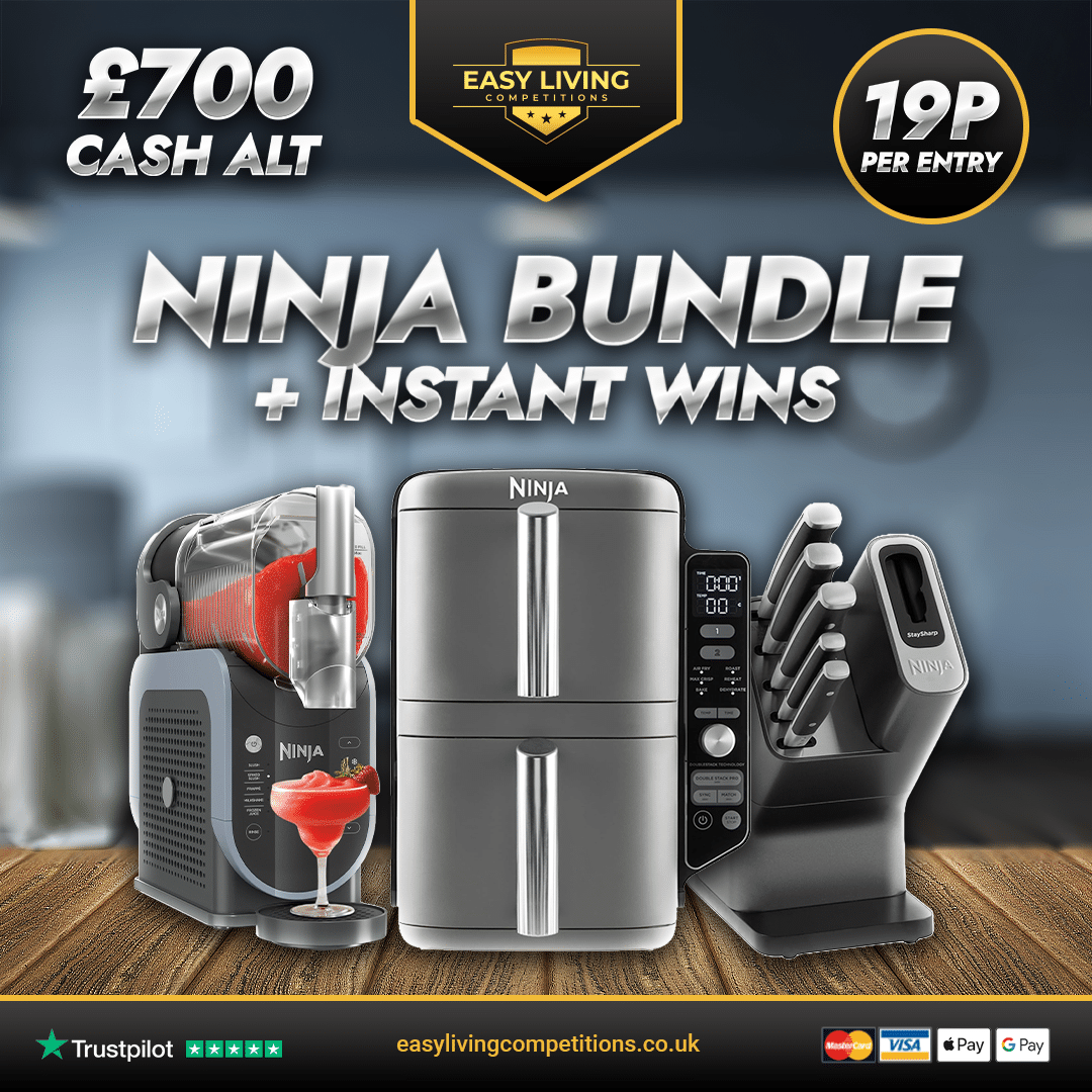 Ninja Bundle PLUS Instant Wins – Easy Living Competitions