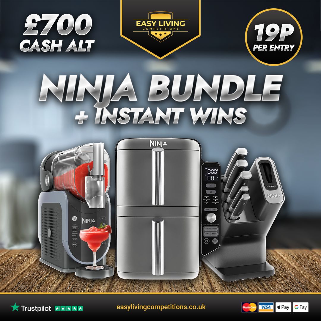 Ninja Bundle + Instant Wins – Easy Living Competitions