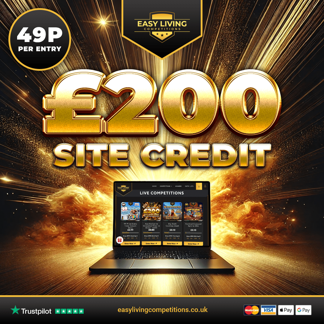 £200 Site Credit – Easy Living Competitions