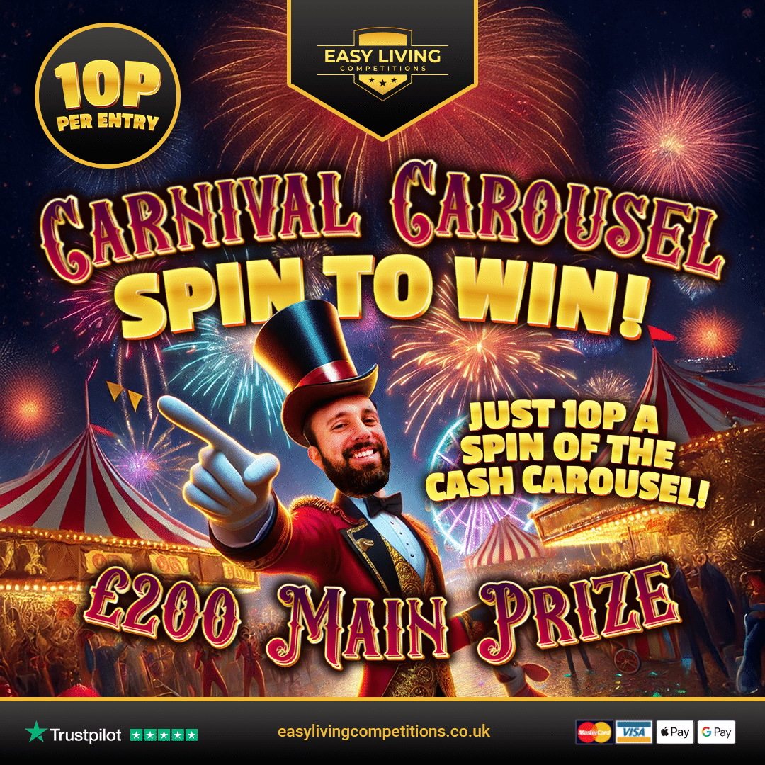 Carnival Carousel Spin to Win – Easy Living Competitions