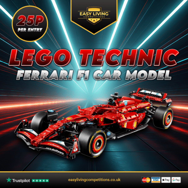 LEGO Technic Ferrari F1 Car Model – Easy Living Competitions