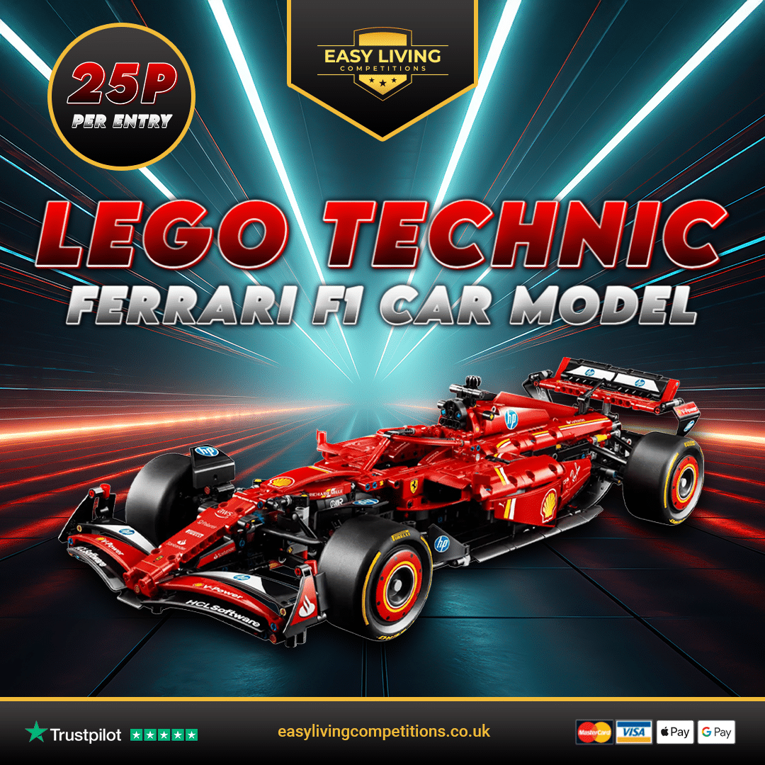 LEGO Technic Ferrari F1 Car Model – Easy Living Competitions