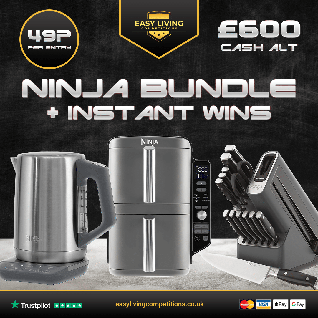 Ninja Bundle + Instant Wins – Easy Living Competitions